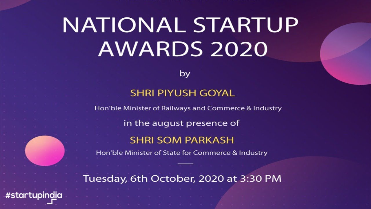 National Startup Awards 2020