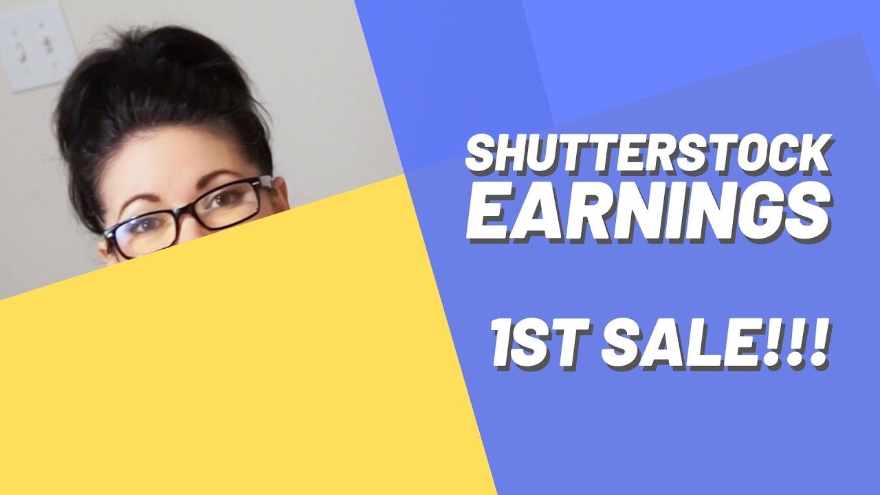 Shutterstock Contributor Earnings - First Sale!!!