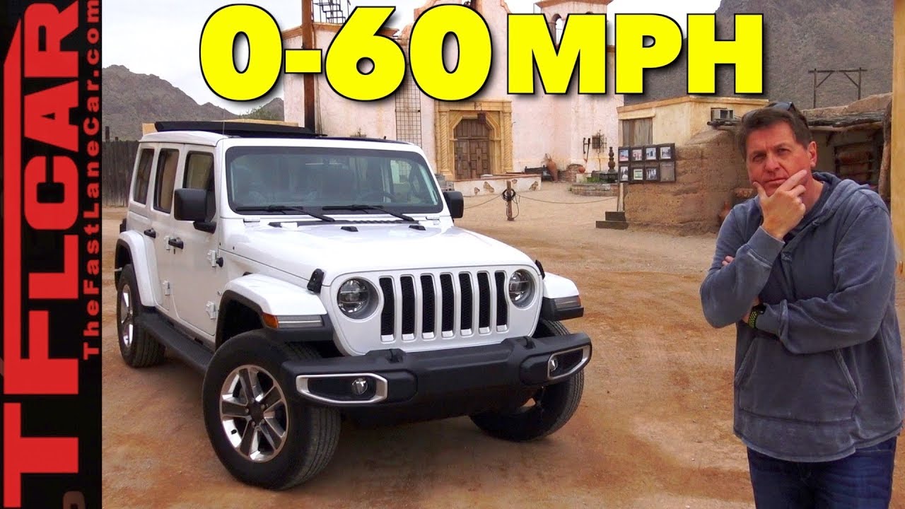 2018 Jeep Wrangler 0-60 MPH Acceleration Is Quick with the New 2.0 ...