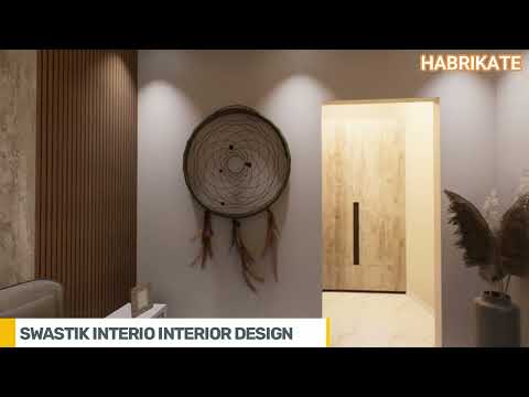 Mega Hights: 3BHK: TOWER B, 1008 I INTERIOR DESIGN I SWASTIK INTERIO