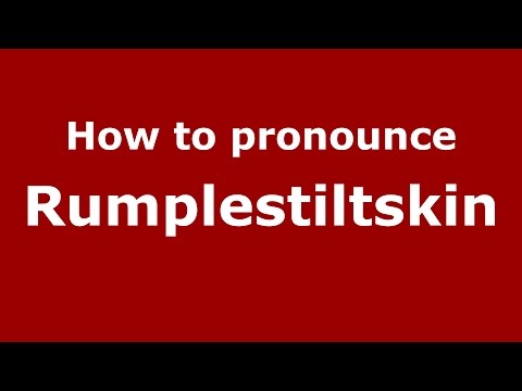 How to pronounce Rumplestiltskin (German/Fayetteville, North Carolina, US) - PronounceNames.com