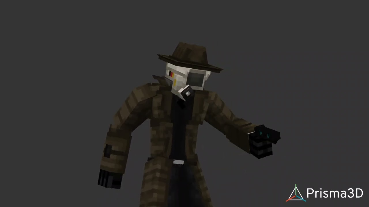 Detective Camera man test animation(P3d) 