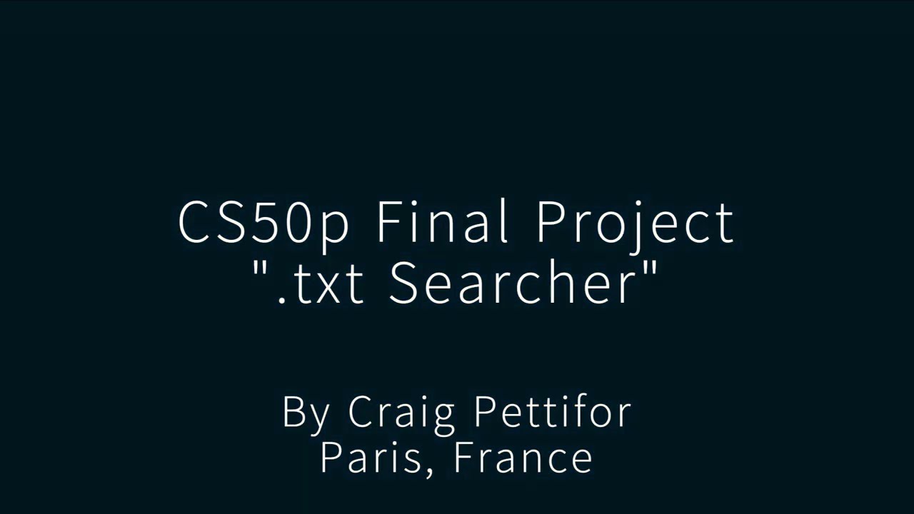 CS50P Final Project: 