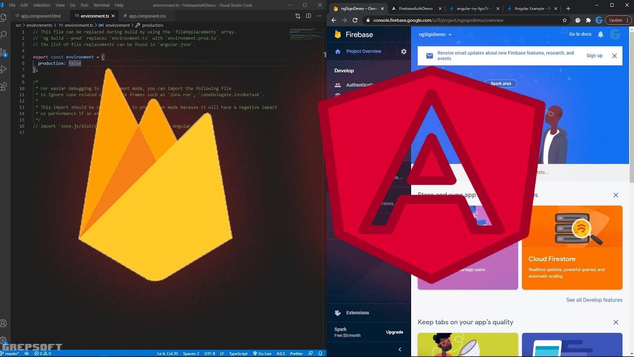 Create Firebase Login Using Angular