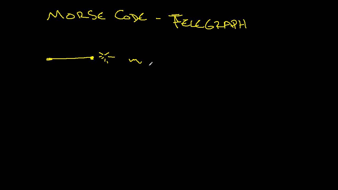 Basic Computer Engineering 001 - Morse Code