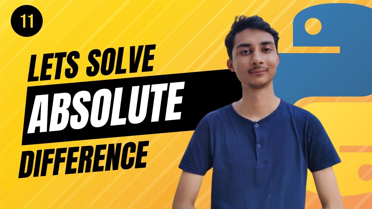 Python Practice Question: No python abs function allowed | Practical  Python | PPA 11: Week 1