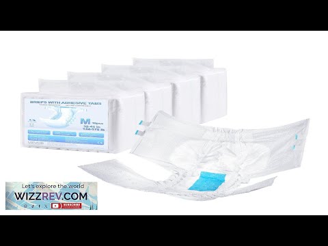 VEVOR Adult Briefs with Adhesive Tabs Incontinence Briefs for Men Women M Review