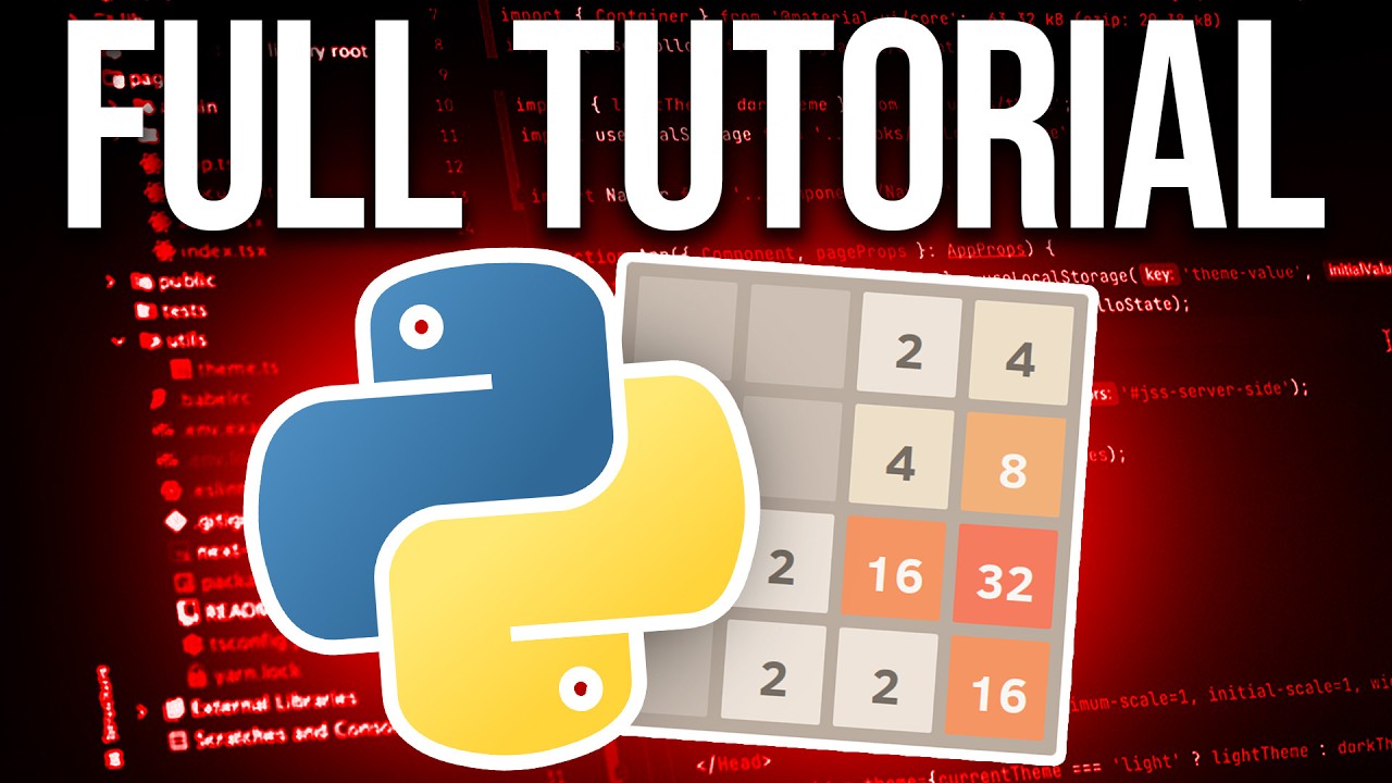 Make 2048 In Python | Full Python Game Tutorial