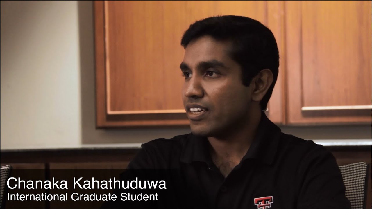 Meet Chanaka Kahathuduwa, Texas Tech College of Human Sciences International Graduate Student