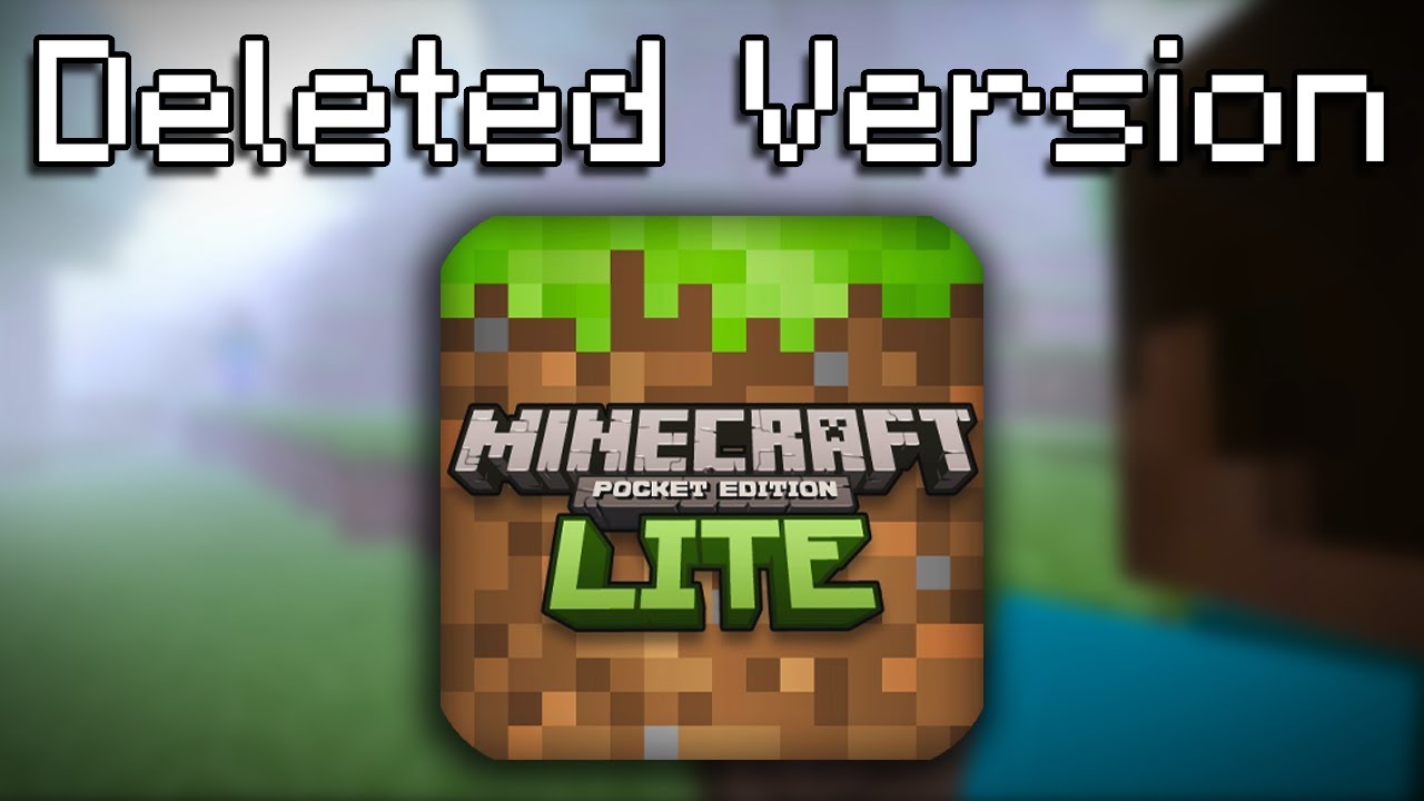 Playing a Deleted Minecraft Version - Pocket Edition Lite