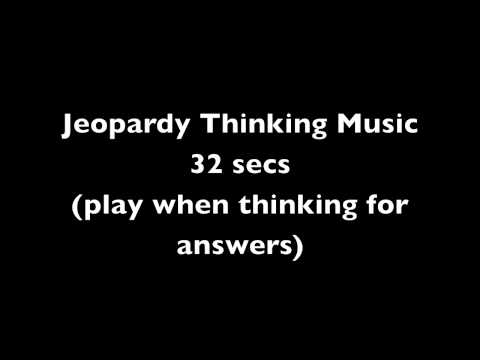 Jeopardy sound effect