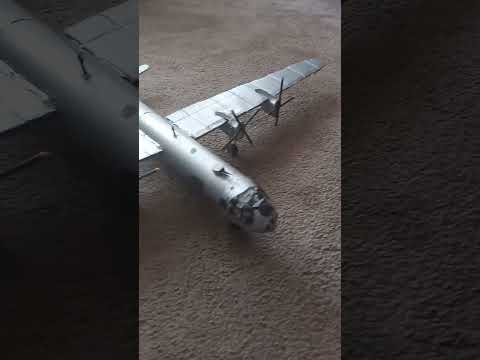 B-29 superfortress made out of cardboard