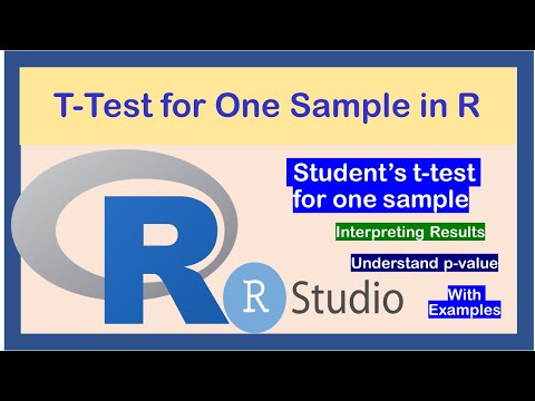 One Sample t Test in R | Understand P Values in t Test | Hypothesis Testing in R
