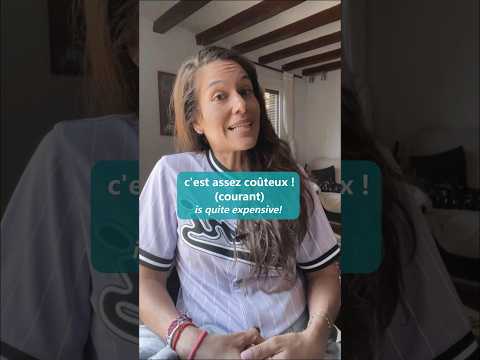 Learn how to say "That's expensive!" in French! #learnfrench #lingonifrench #shorts