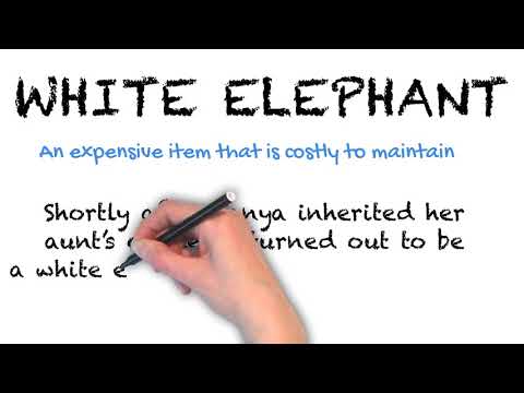 White Elephant | Ask Linda! | Idioms