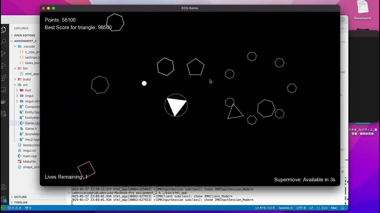 CPP project 2 2d game with leaderboard