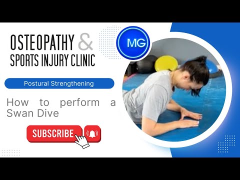 How To Do A Swan Dive (postural strengthening) - Strong Upper Back