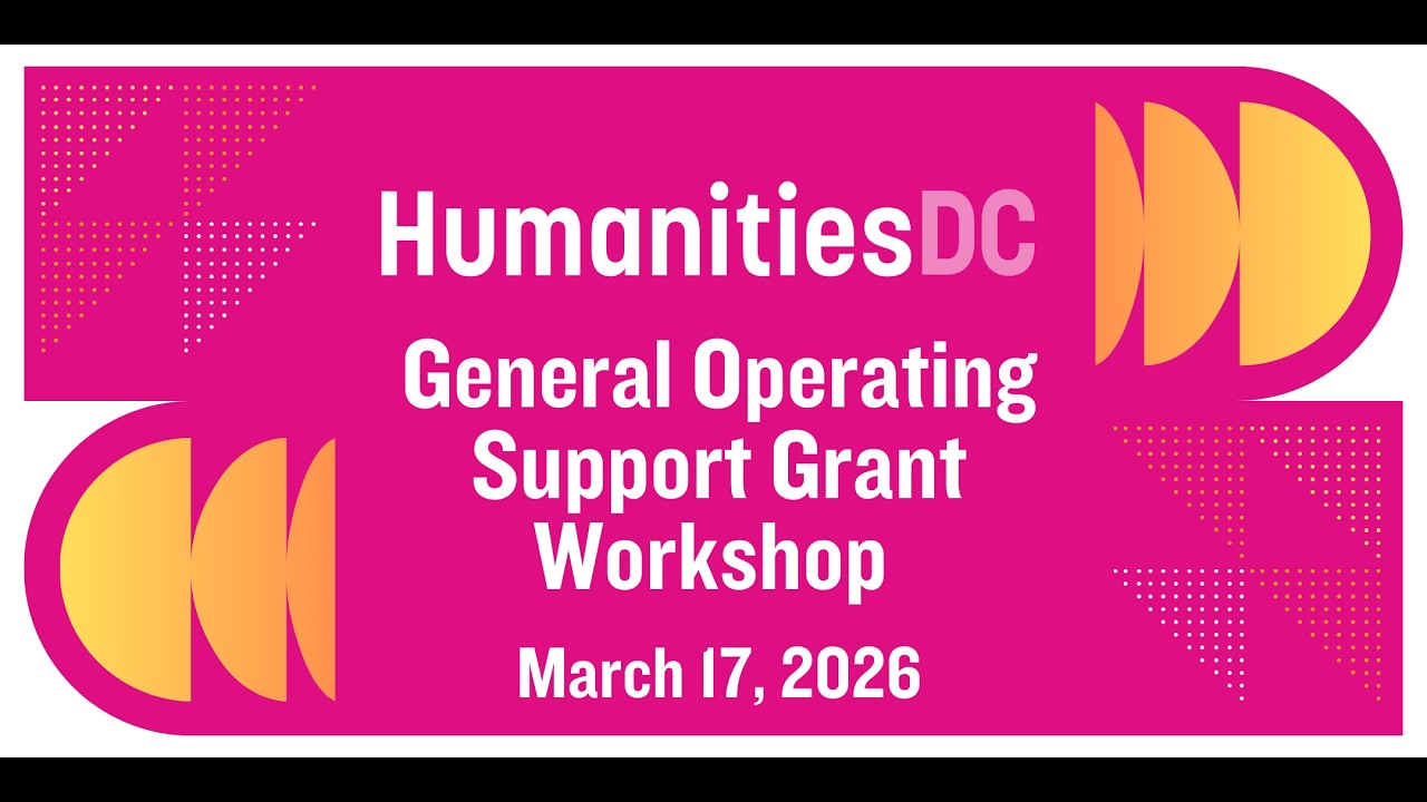2026 General Operating Support Grant Workshop