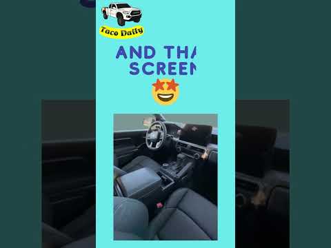 Get an Exclusive Peek Inside the Toyota Tacoma's Off-Road-Ready SofTex Interior Seats! #tacoma