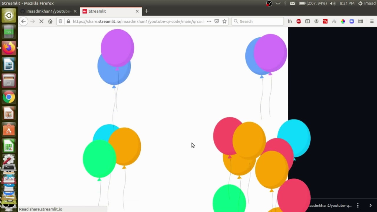 Using Streamlit's Share Feature to easily deploy (and share) videos using Github
