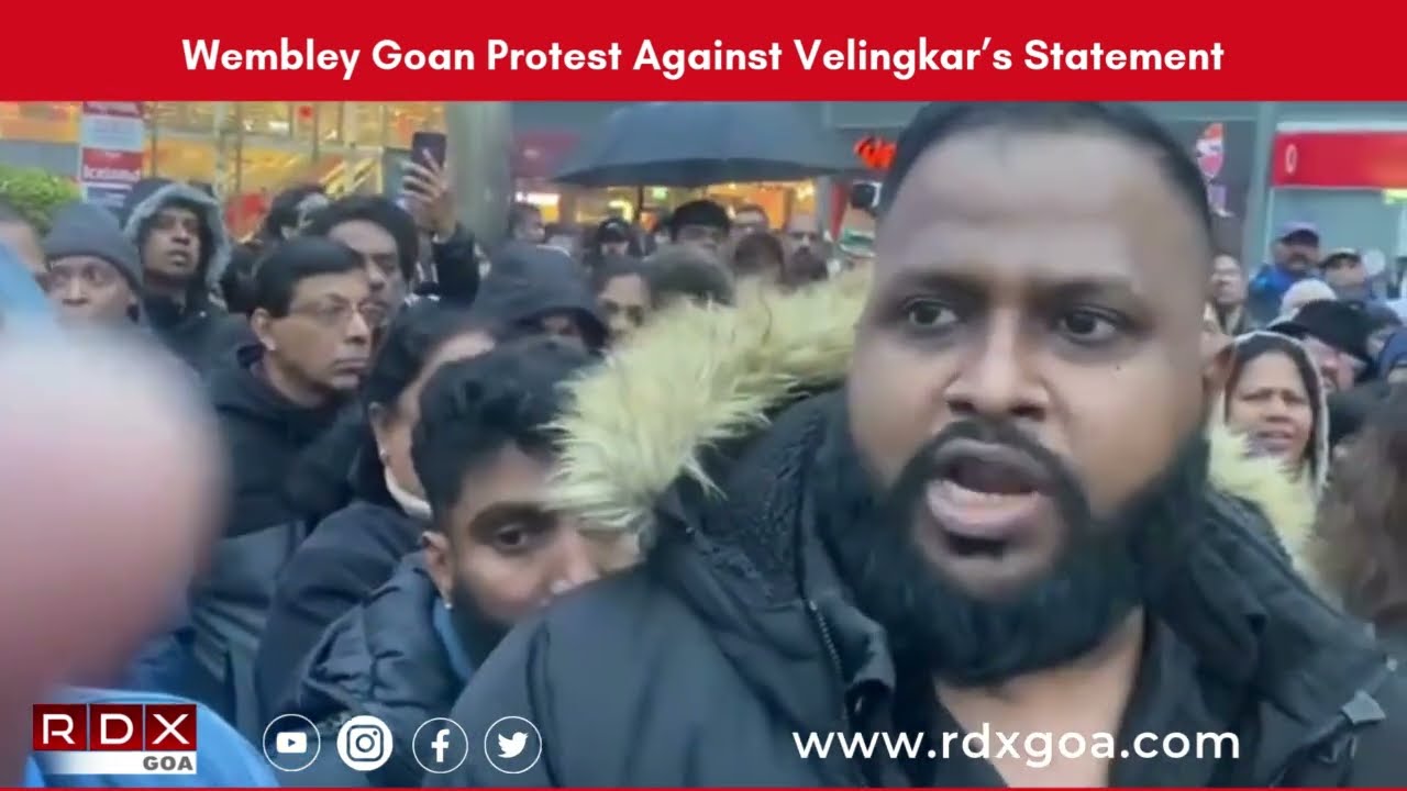 Wembley Goan Protest Against Velingkar’s Statement