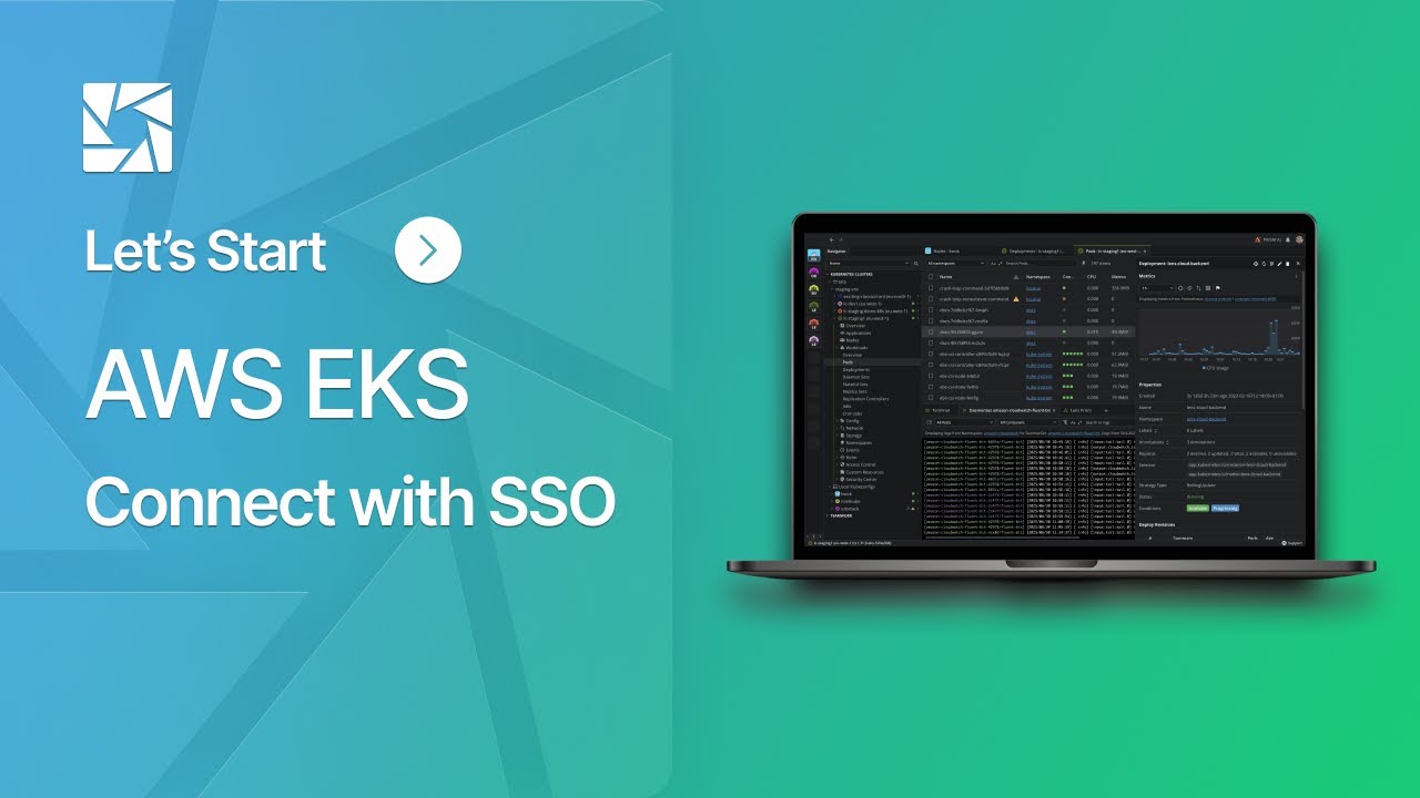 Connect Lens to AWS EKS Clusters with AWS SSO | Secure Authentication