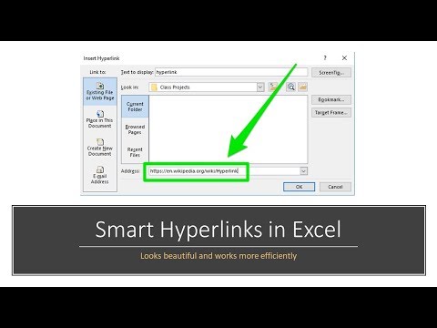 How to add cool text to Hyperlinks in Excel? and make them easy to understand and nagivate