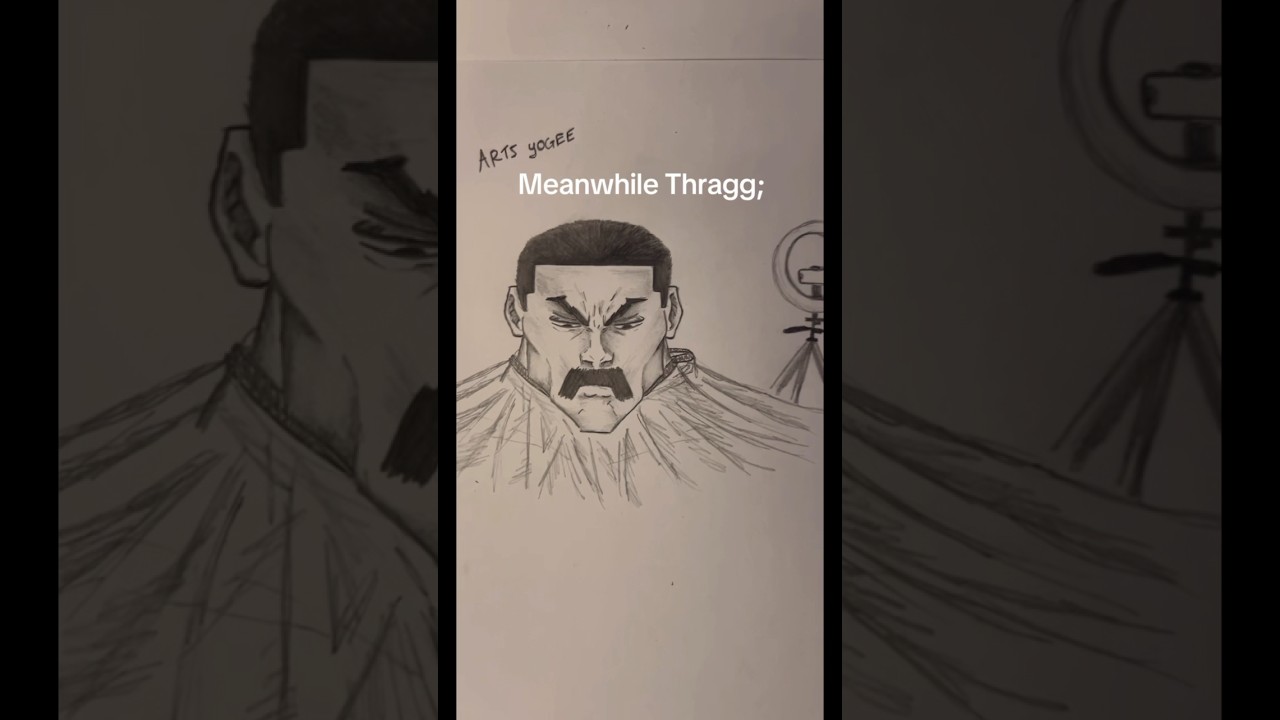 Thragg with the sharpest Hairline in the galaxy #illustration #drawing #meme #invincible #thragg