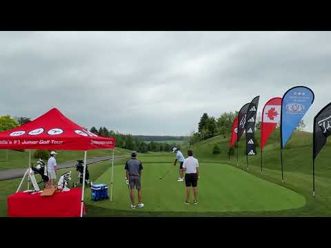 MJT Sergio Garcia Qualifier Round 2 (Shooting 75) - 1st Tee Shot Sounds - 315 Yard Drive - SOUND UP!