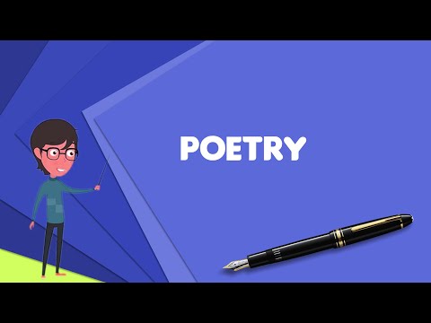 What is Poetry? Explain Poetry, Define Poetry, Meaning of Poetry