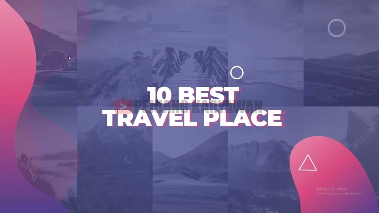 10 Best Travel Style powerpoint templates YOUTUBE, Animated PowerPoint Template YOUTUBE