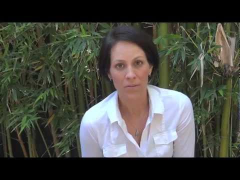 Actress Annabeth Gish gives a bone for CARE