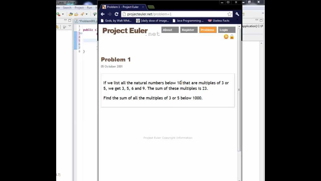 Java: Project Euler Problem 1