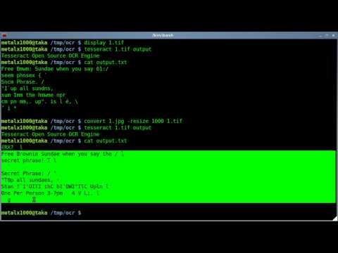 Image to Text - OCR - Tesseract - Linux - Tutorial