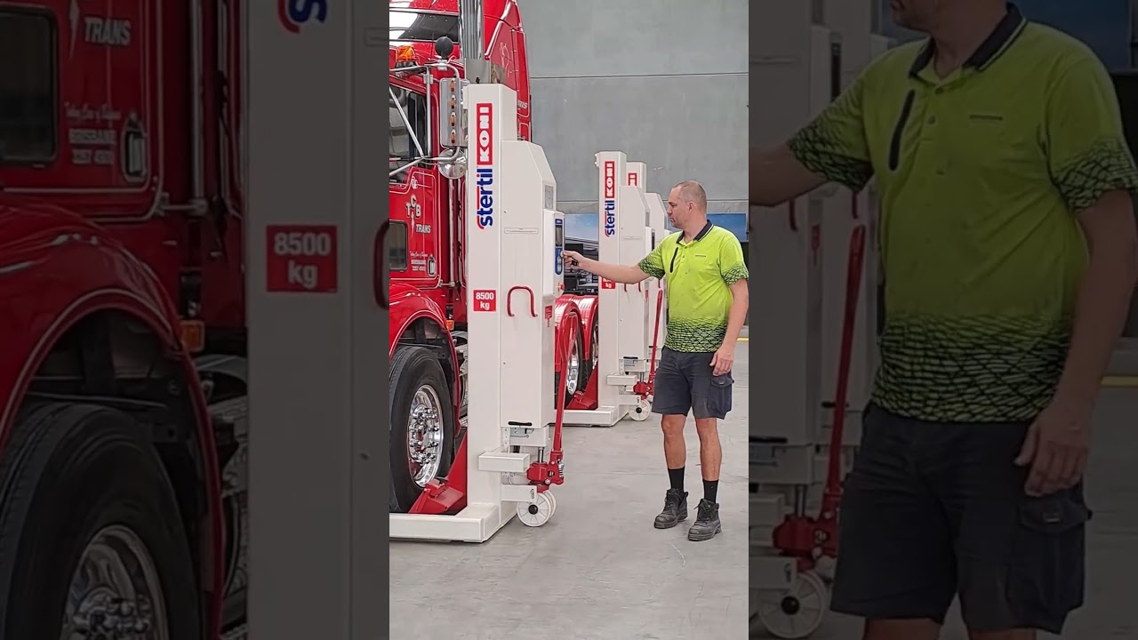 Stertil Koni Column Lift in action