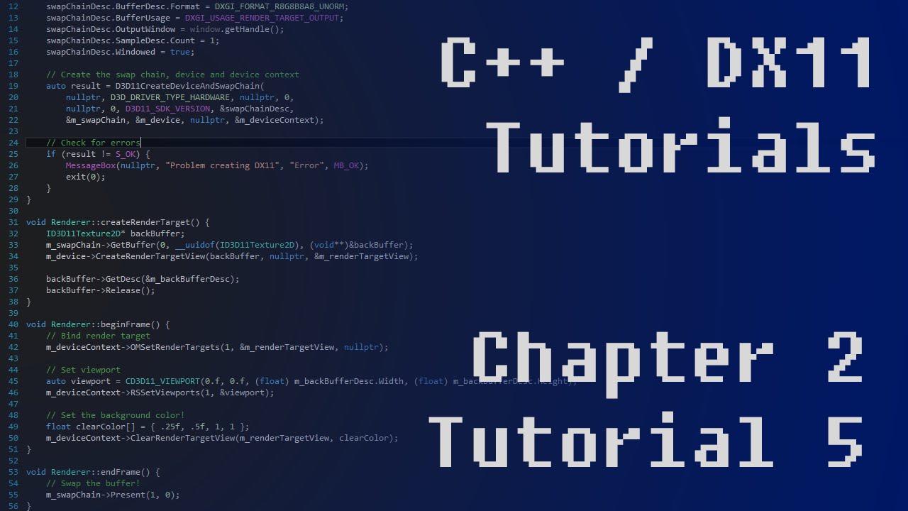 C++ / DirectX11 Tutorials - S02E05 - Creating and loading Shaders