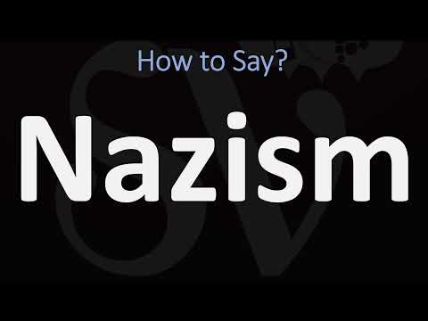 How to Pronounce Nazism? (CORRECTLY)
