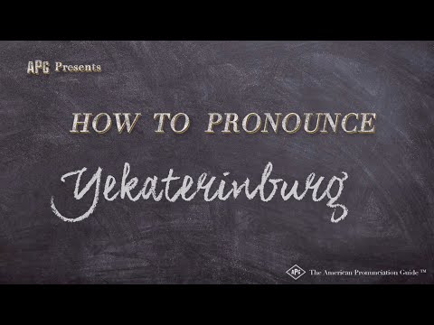 How to Pronounce Yekaterinburg (Real Life Examples!)