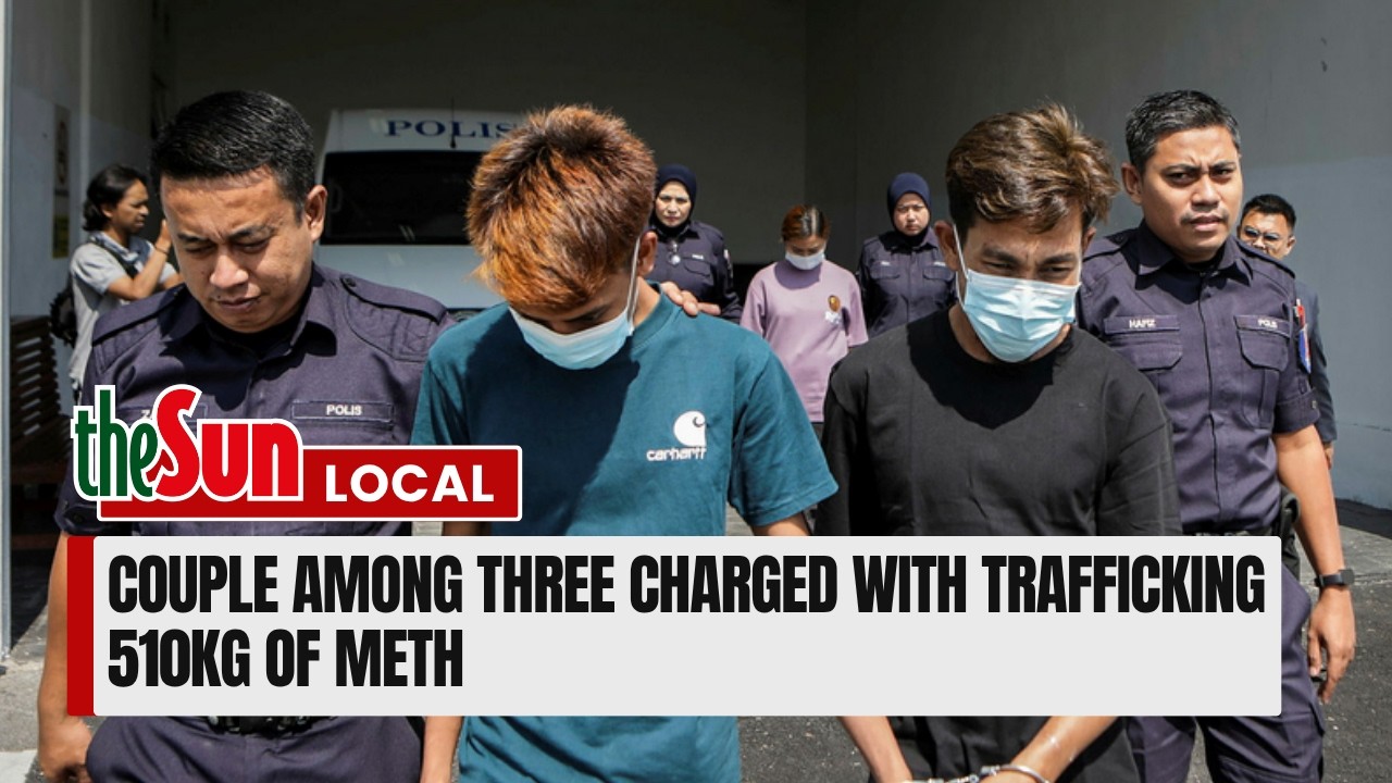 Couple among three charged with trafficking 510kg of meth