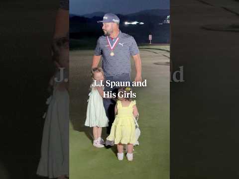 J.J. Spaun celebrating his U.S. Open win with his girls is the best thing you’ll see tonight 💛