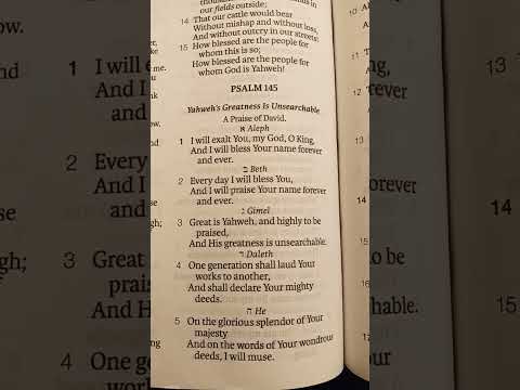 The LORD's Greatness Is Unsearchable ( Psalms 145:3) #music #bibleverse
