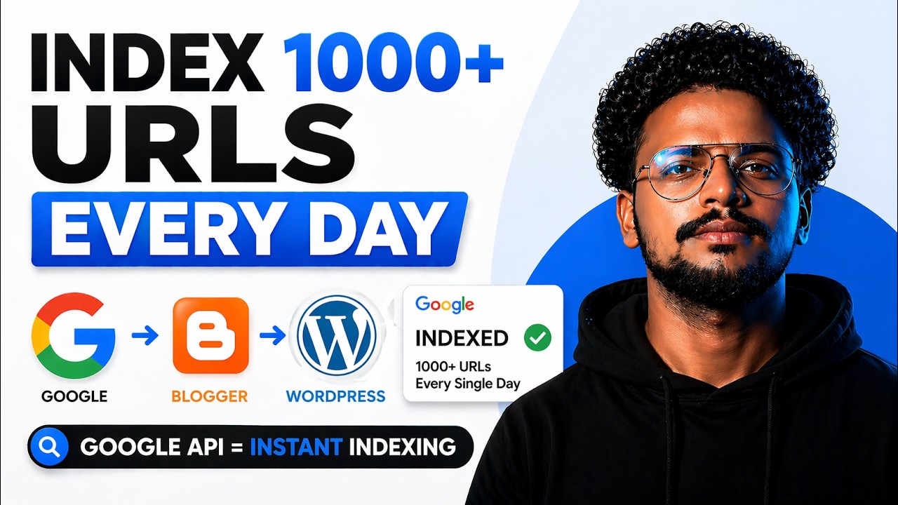 Index 1000+ URLs in 24 Hours 🚀📈 (Free Google API Script)