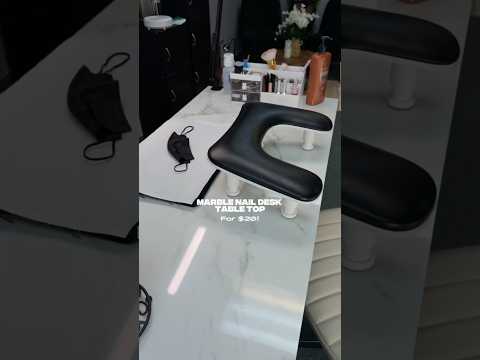 π«’$20 Marble Nail Desk Table Top from Loweβs