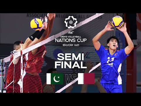 Pakistan vs. Qatar - Semi Final | AVC Men's Nations Cup 2025 - Full Match