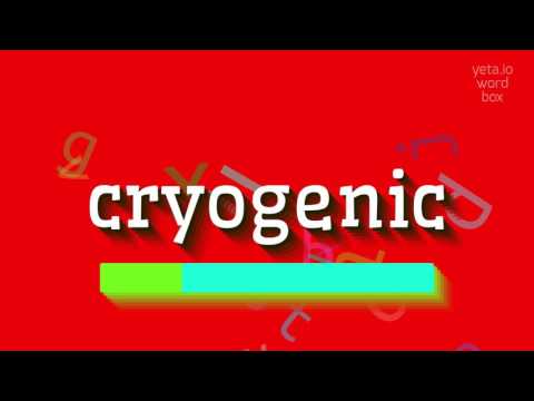 How to say "cryogenic"! (High Quality Voices)
