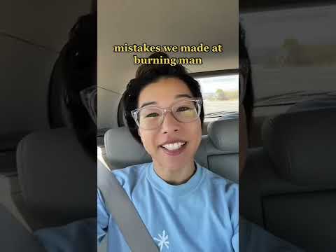 mistakes we made at burning man