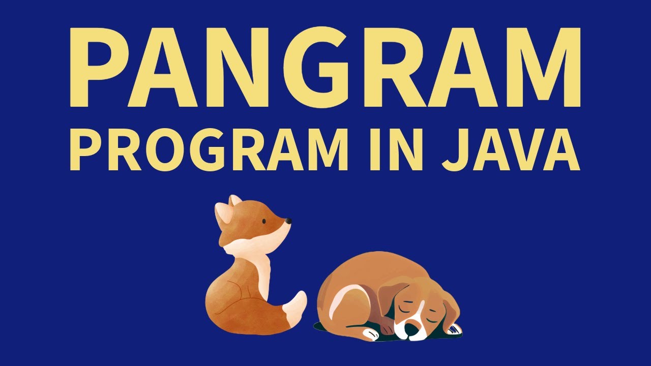 Pangram Program in Java | ISC Computer Science 2025 Practical
