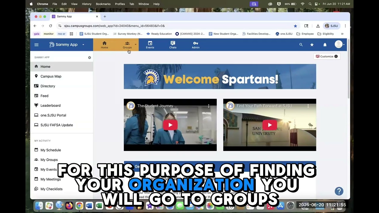 How to Access CampusGroups