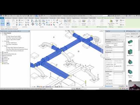 REVIT MEP Fabrication Parts route and fill – Phoenix
