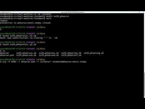 Remote to real server using key with ssh & scp